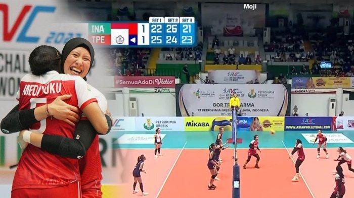 Melaju ke FINAL AVC Challenge Cup 2023 Timnas Voli Putri Indonesia Menang Dramatis Vs Chinese ...