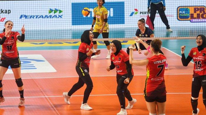 Hasil Final Four Proliga 2025: Gresik Petrokimia Bangkit di Set Kedua Imbangi Pertamina Enduro ...