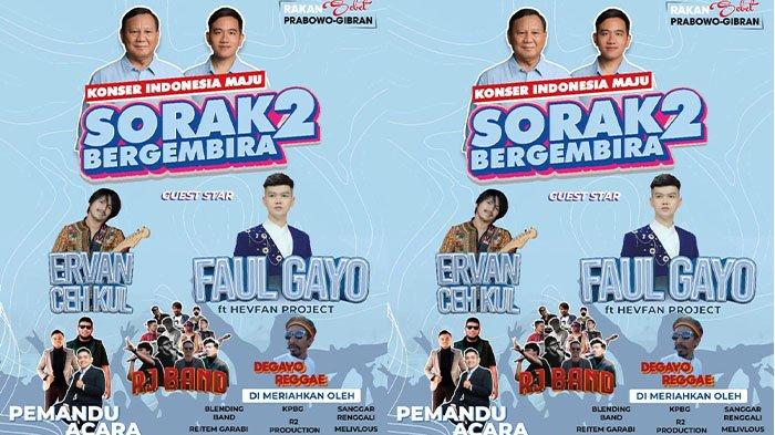 Saksikan Malam ini, Konser Indonesia Maju Sorak2 Gembira di Lapangan Musara Alun - tribungayo.com