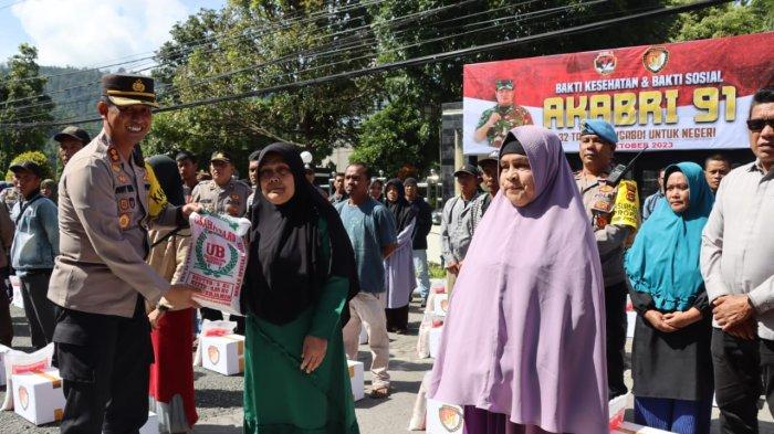 Bakti Sosial Akabri 91, Polres Aceh Tengah Salurkan 100 Paket Sembako ...