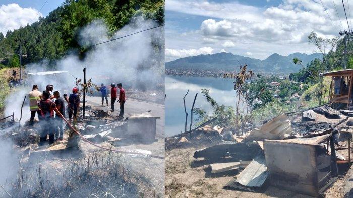 Kebakaran Lahan Menghanguskan Satu Kafe di Mendale, Aceh Tengah ...