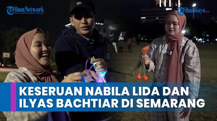 Keseruan Nabila LIDA dan Ilyas Bachtiar di Semarang, Bermain Lato-lato ...