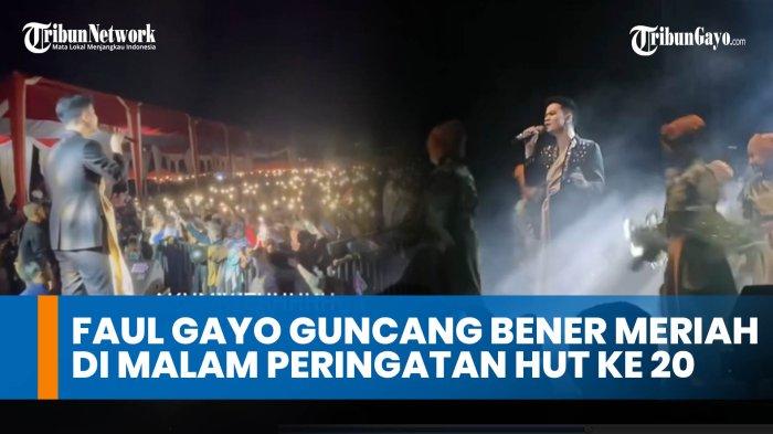 Video Konser Faul Gayo Guncang Bener Meriah di Malam Peringatan HUT ke ...