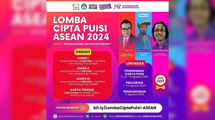 Yayasan Kajian Nusantara Raya Gelar Lomba Cipta Puisi Tingkat ASEAN ...