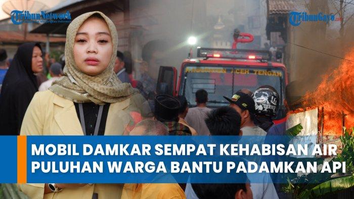 Mobil Damkar Sempat Kehabisan Air, Puluhan Warga Bantu Padamkan Api Yang Terus Membesar ...
