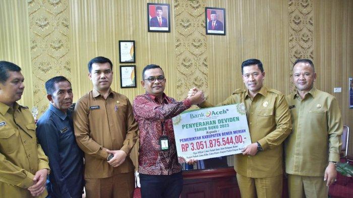 Pemerintah Kabupaten Bener Meriah Terima Dividen Bank Aceh Rp 3 Miliar ...