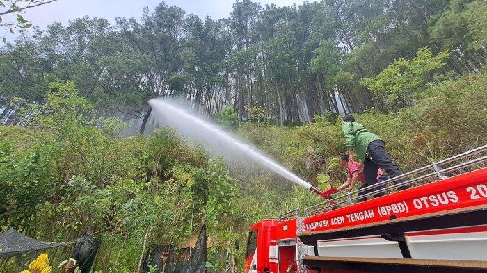 Kebakaran Lahan Bur Telege Aceh Tengah Capai 15 Hektare - tribungayo.com