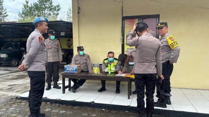 Perangi Narkoba, Polres Bener Meriah Periksa Urine Personel - tribungayo.com