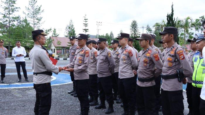 126 Personel Polres Bener Meriah Amankan Pilkades Serentak - tribungayo.com
