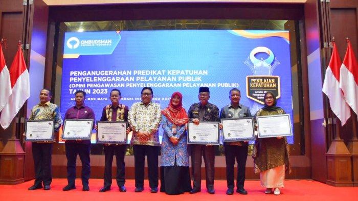 Pemkab Aceh Tengah Raih Penghargaan Kepatuhan Pelayanan Publik Tahun 2023 - tribungayo.com