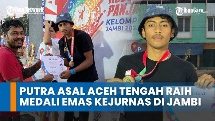 Putra Asal Aceh Tengah Raih Medali Emas Kejurnas di Jambi - tribungayo.com