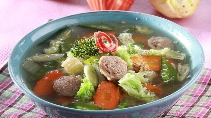 Resep Sup Bakso Tongcai, Kuah Super Gurih Jadi Pelengkap Makan Bersama ...