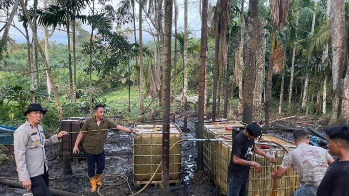 Penggali Sumur Minyak Ilegal di Aceh Utara Ditangkap Polisi Lhokseumawe, Terancam 6 Tahun ...