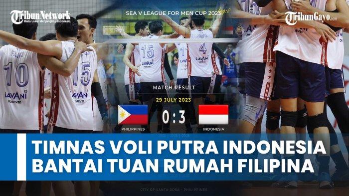 Timnas Voli Putra Indonesia Bantai Tuan Rumah Filipina di SEA V League 2023 Putaran Kedua ...