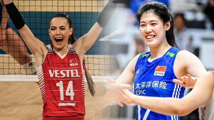 Turki Juara Voli Putri VNL 2023: Pemain Tampil Apik Gasak China 1-3 di ...