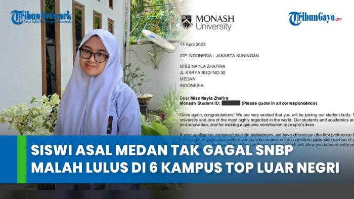 Viral Siswi Asal Medan Tak Diterima di Indoneisa Malah Lulus di 6 Kampus Top Luar Negeri ...