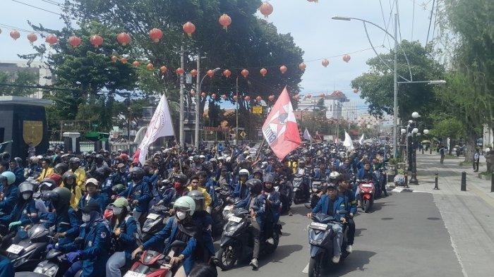 Ribuan Mahasiswa dari Aliansi BEM Semarang Raya Gelar Aksi Protes di ...