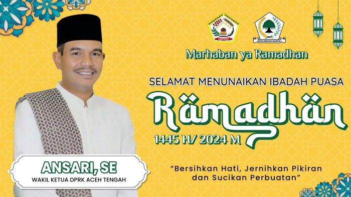 Ansari Mengucapkan Selamat Menunaikan Ibadah Puasa 1445 H - tribungayo.com