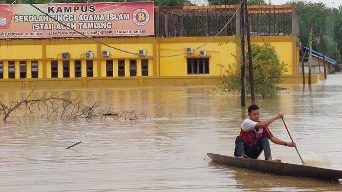 Update Banjir Pidie, Bireuen, Aceh Tamiang dan Aceh Utara, Ketinggian Air 3 Meter & Warga ...