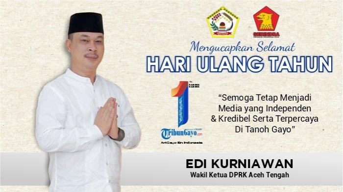 Edi Kurniawan Mengucapkan Selamat Ulang Tahun Tribun Gayo yang ke 1 ...