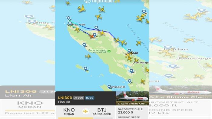 Sempat Gagal Mendarat, Pesawat yang Ditumpangi Persiraja Akhirnya Tiba di Bandara SIM Banda Aceh ...