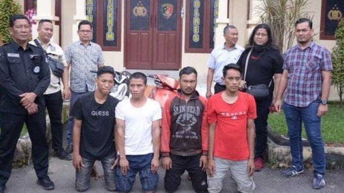 Polisi Ringkus 4 Preman Pemeras Sopir Truk di Aceh, Videonya Sempat ...
