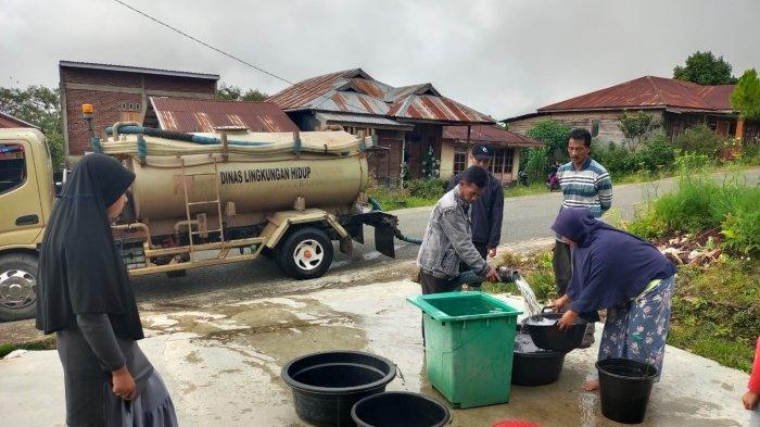 Warga Gegarang Aceh Tengah Masih Keluhkan Air Bersih, Pemkab Suplai Air dengan Mobil Tangki ...