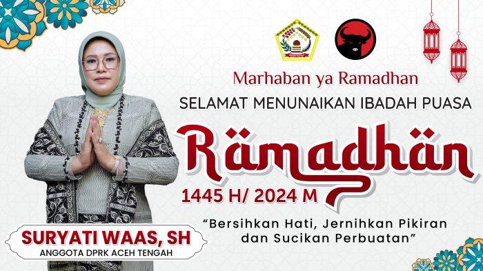 Suryati Waas Mengucapkan Selamat Menunaikan Ibadah Puasa 1445 H - tribungayo.com