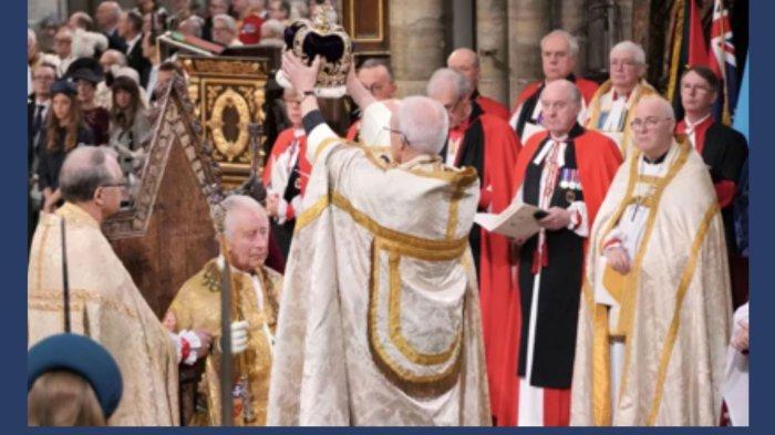Penobatan Raja Inggris Charles III - Uskup Agung Letakkan Mahkota Santo ...