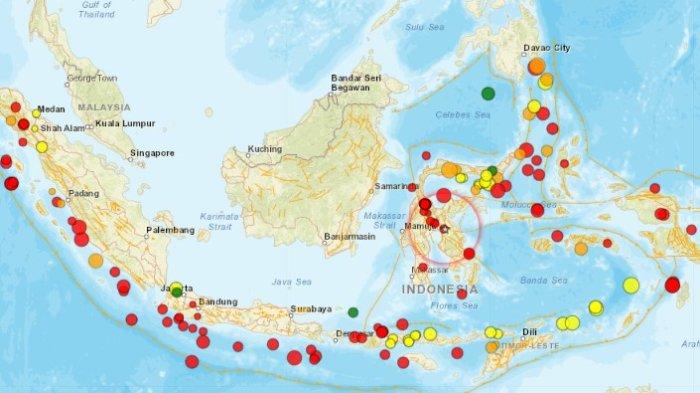 Gempa Bumi Pada Senin Dini Hari 14 Agustus 2023, Masing-masing Magnitudo 4 - Halaman all ...