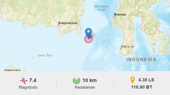 Gempa Bumi Magnitudo 7.4 Selasa Dini Hari 29 Agustus 2023, BMKG Peringatkan Gempa Susulan ...