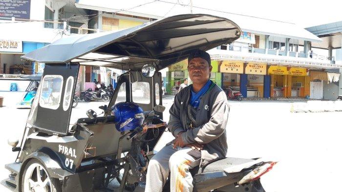 Cerita Olan Bobihu, Setia Jadi Pengemudi Bentor Gorontalo Sejak 2001 - Tribun Gorontalo