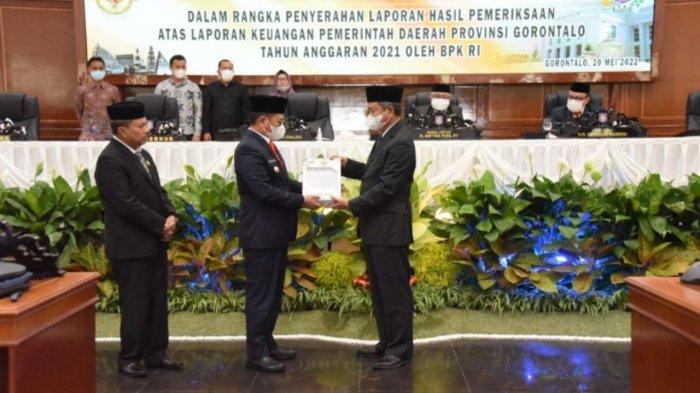 Pemprov Gorontalo di Tangan Rusli-Idris Sepuluh Kali Berturut-turut Raih WTP - Tribun Gorontalo