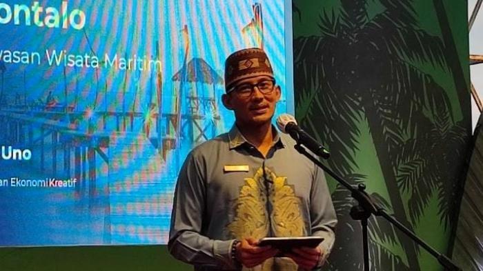 Demi Bangkitkan Ekonomi, Sandiaga Uno Lagi-lagi Investasi di Pariwisata Gorontalo - Tribun Gorontalo