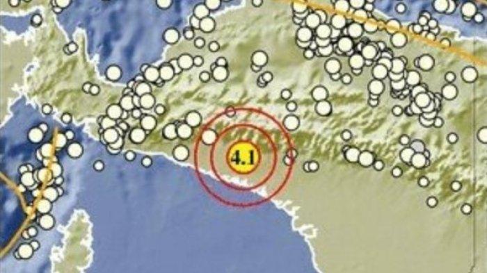 Gempa Bumi Jumat Dini Hari 25 Agustus 2023, Magnitudo 4.1 Cek Lokasi - Tribun Gorontalo