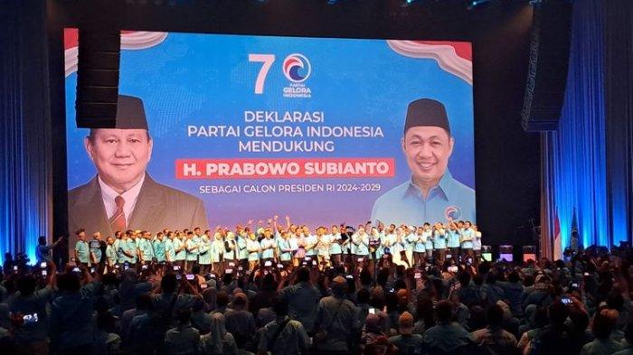 Partai Gelora Resmi Mengusung Prabowo Subianto Sebagai Capres di Pilpres 2024 - Tribun Gorontalo