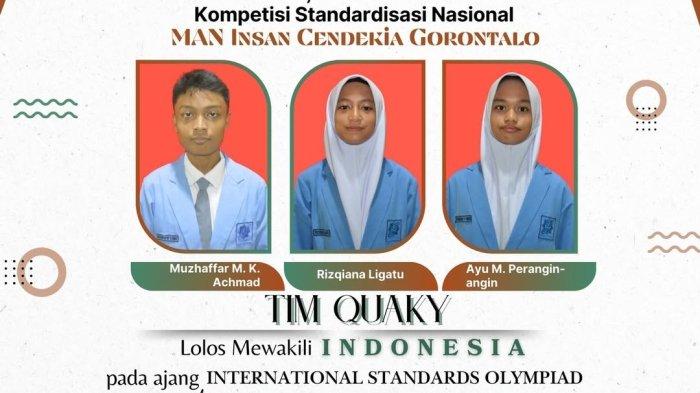 3 Siswa MAN Insan Cendekia Gorontalo Wakili Indonesia di Olimpiade ...