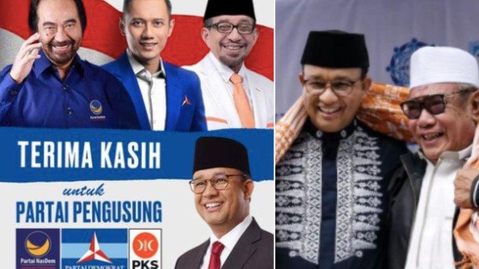 Koalisi Perubahan Penuhi PT 20 Persen, Anies Baswedan: Terima Kasih Nasdem, PKS, Demokrat ...