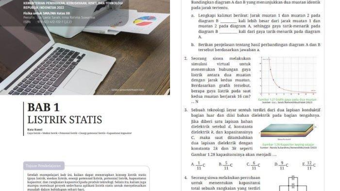 Latihan Soal dan Kunci Jawaban Fisika Kelas 12 SMA Halaman 20, 21, 22 Bab 1: Listrik Statis ...