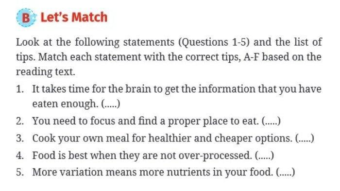 Kunci Jawaban Pelajaran Bahasa Inggris Kelas 10 SMA Halaman 86 Work in Progress, Let's Match ...