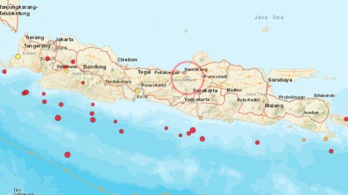 Semarang Baru Saja Diguncang Gempa Bumi, Cek Info BMKG Realtime - Tribun Gorontalo