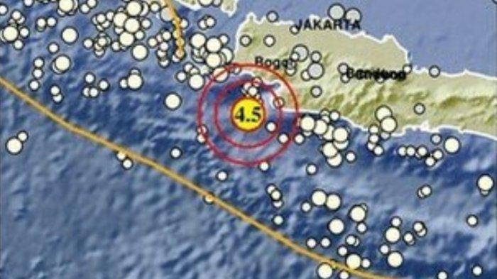Gempa Bumi Magnitude 4,5 Guncang Banten, Tak Berpotensi Tsunami - Tribun Gorontalo