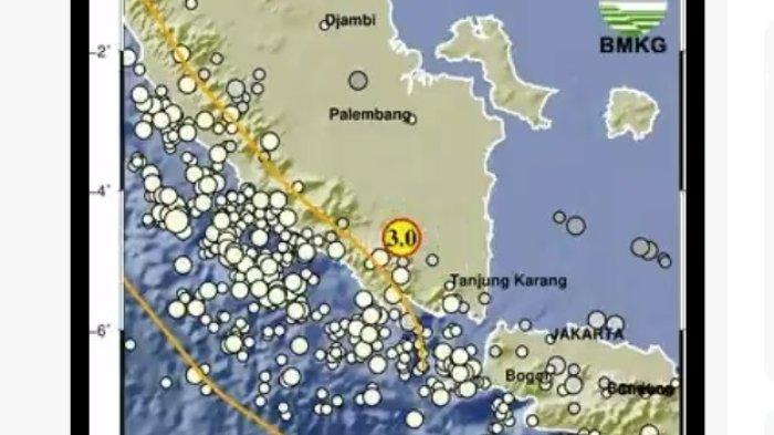 6 Gempa Bumi Terjadi Sampai Siang Senin 28 Agustus 2023, Info BMKG : Ada Jaraknya 22 Km - Tribun ...