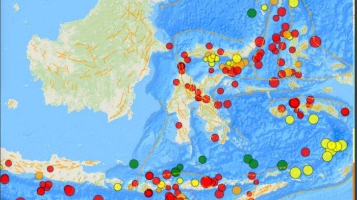 Wilayah Ini 59 Kali Diguncang Gempa Bumi dalam 40 Jam terakhir, Ada Magnitudo 7.2 - Tribun Gorontalo