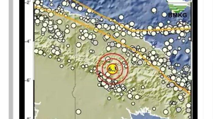 28 Kali Gempa Bumi Terjadi Selasa 05 September 2023, Info BMKG Terbesar Magnitudo 6.3, Terdekat ...