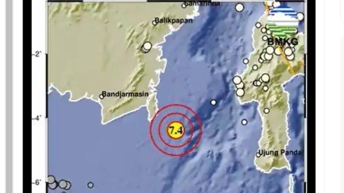 8 Gempa Bumi Terbesar di Atas Mag 5 Selasa 29 Agustus 2023, Gempa Kalsel Magnitudo 7.4, Cek ...