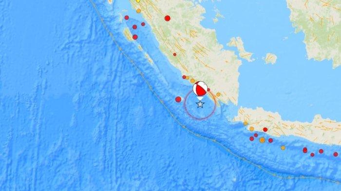 Gempa Magnitudo 4.6 Terkini Senin 7 Agustus 2023, Pusat di Laut 79 Km Barat Daya Pesisir Barat ...