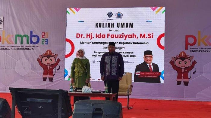 Menaker Ida Fauziyah Soroti Perekonomian Gorontalo, Pengangguran Rendah ...