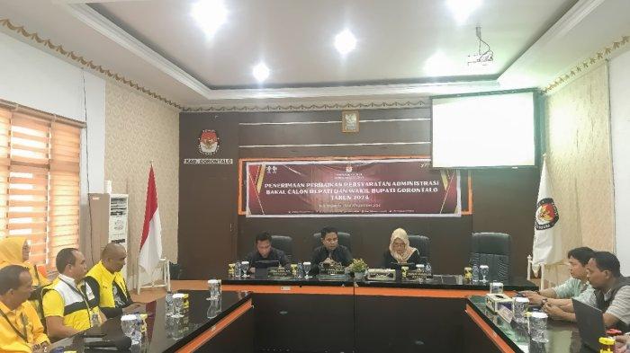 KPU Kabupaten Gorontalo Ungkap Penyebab Perbaikan Berkas Bakal Pasangan Calon Bupati dan Wabup ...