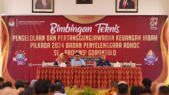 KPU Provinsi Gorontalo Gelar Bimtek Pengelolaan dan Pertanggungjawaban Hibah Pilkada - Tribun ...